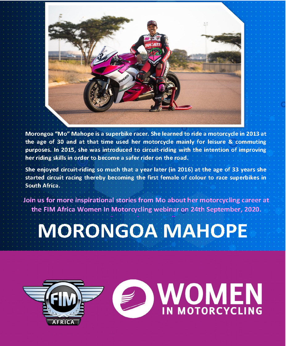 MORONGOA “MO” MAHOPE | FIM AFRICA